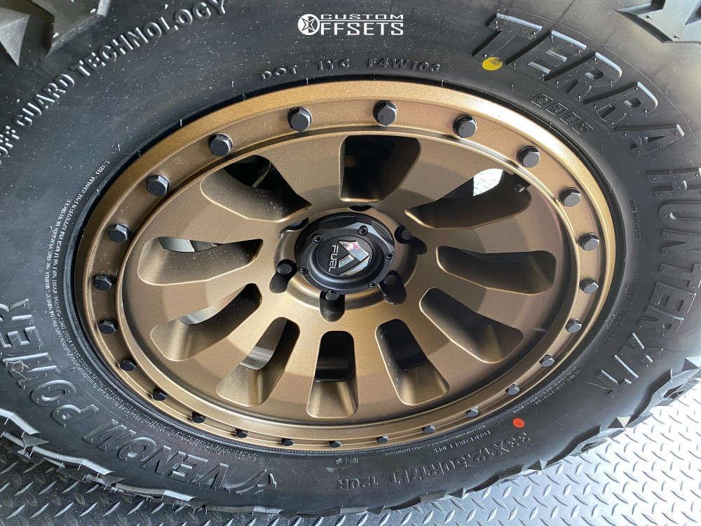 2021 Ford Ranger with 17x9 -12 Fuel Tactic and 33/12.5R17 Venom Power ...