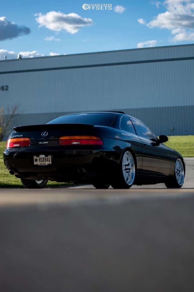 1993 Lexus SC400 with 19x9.5 35 ESR ES15 and 235/35R19 Ironman Imove ...