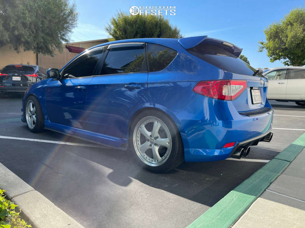 2009 Subaru Impreza with 18x8 40 OZ Racing Vela and 235/40R18 General G ...