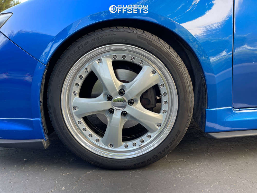 2009 Subaru Impreza with 18x8 40 OZ Racing Vela and 235/40R18 General G ...