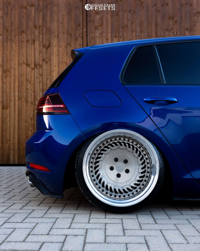 2017 Volkswagen Golf R with 18x10 24 Rad 48 Forged DDR-T and 215/35R18 ...