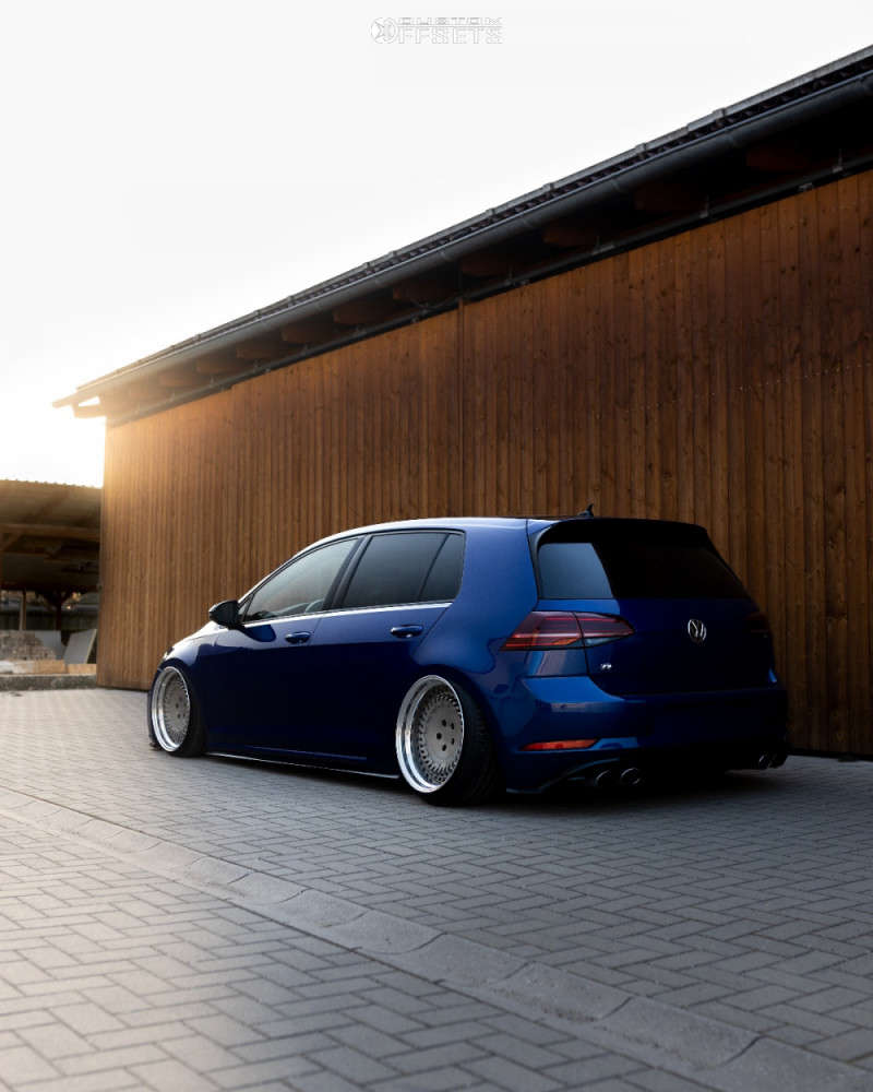 2017 Volkswagen Golf R with 18x10 24 Rad 48 Forged DDR-T and 215/35R18 ...