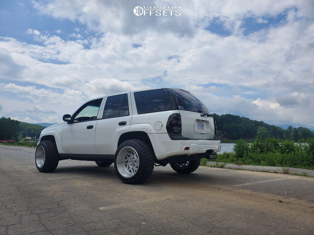 2002 Chevrolet Trailblazer with 20x12 -44 XF Forged Xfx-306 and 285 ...