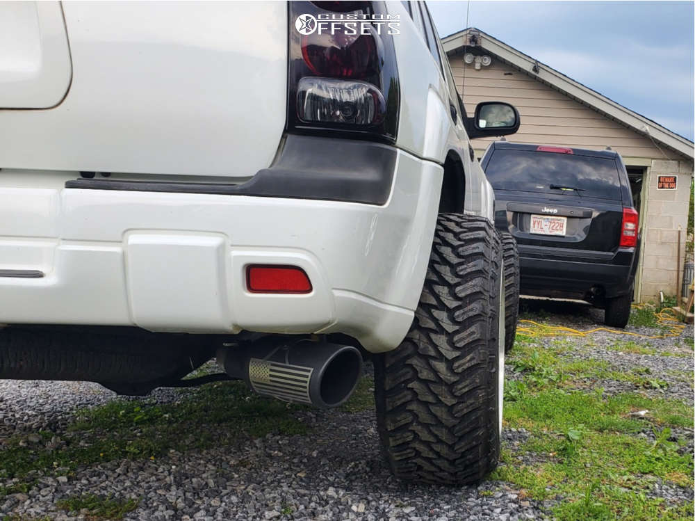 2002 Chevrolet Trailblazer with 20x12 -44 XF Forged Xfx-306 and 285 ...