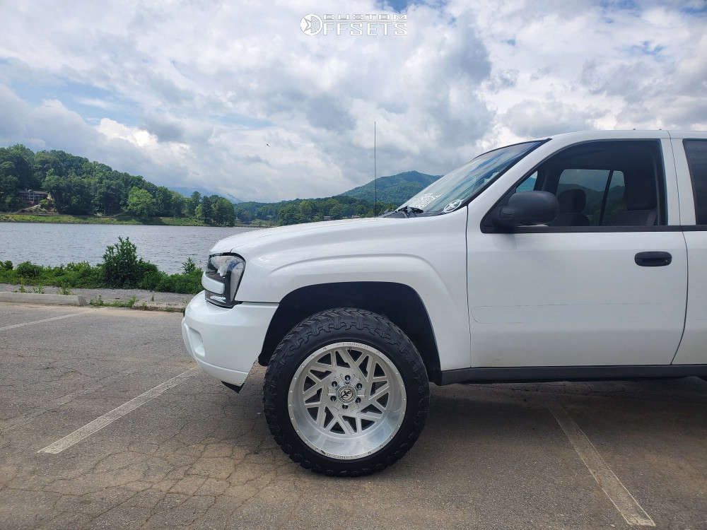 2002 Chevrolet Trailblazer with 20x12 -44 XF Forged Xfx-306 and 285 ...