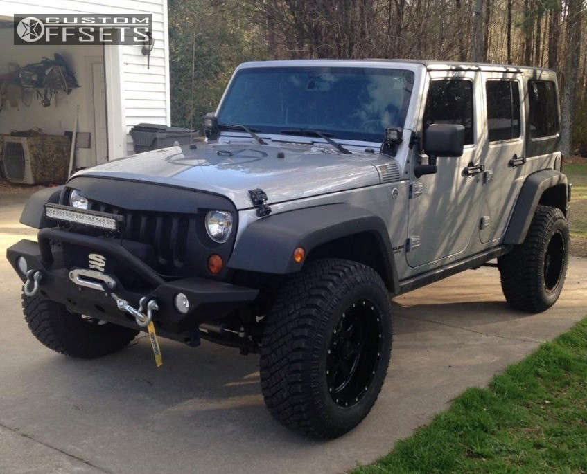 2013 Jeep Wrangler with 18x10 -24 Tuff T15 and 275/70R18 Atturo Trail ...