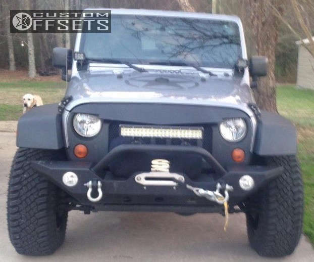 2013 Jeep Wrangler with 18x10 -24 Tuff T15 and 275/70R18 Atturo Trail ...