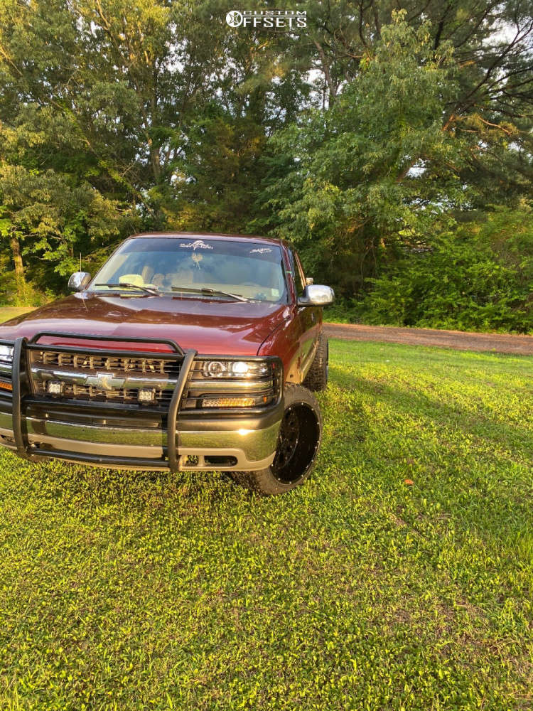 1999 Chevrolet Silverado 1500 with 20x12 -51 Vision Rocker and 265 ...