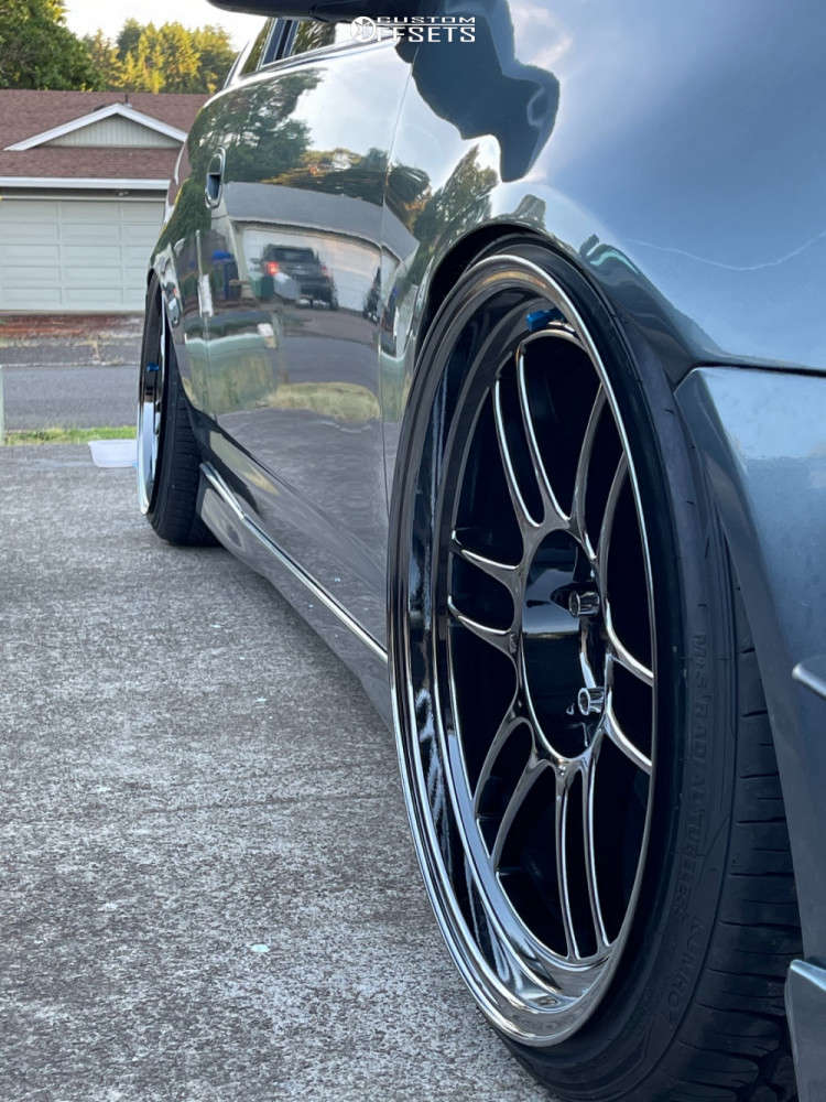 2005 Acura RSX with 18x9.5 12 Enkei Rpf1 and 215/35R18 Kumho Ecsta and Air Suspension | Custom ...