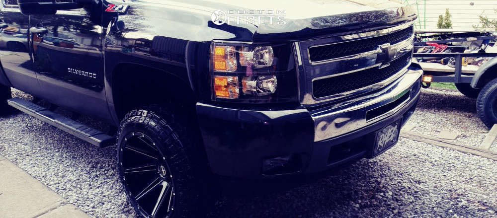 2009 Chevrolet Silverado 1500 with 20x12 -45 XF Offroad Xf-224 and 285 ...