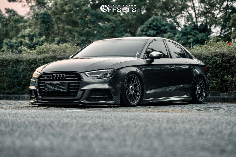 2017 Audi A3 with 18x9 35 BBS Rc and 215/35R18 Nankang Ns-25 and Air ...