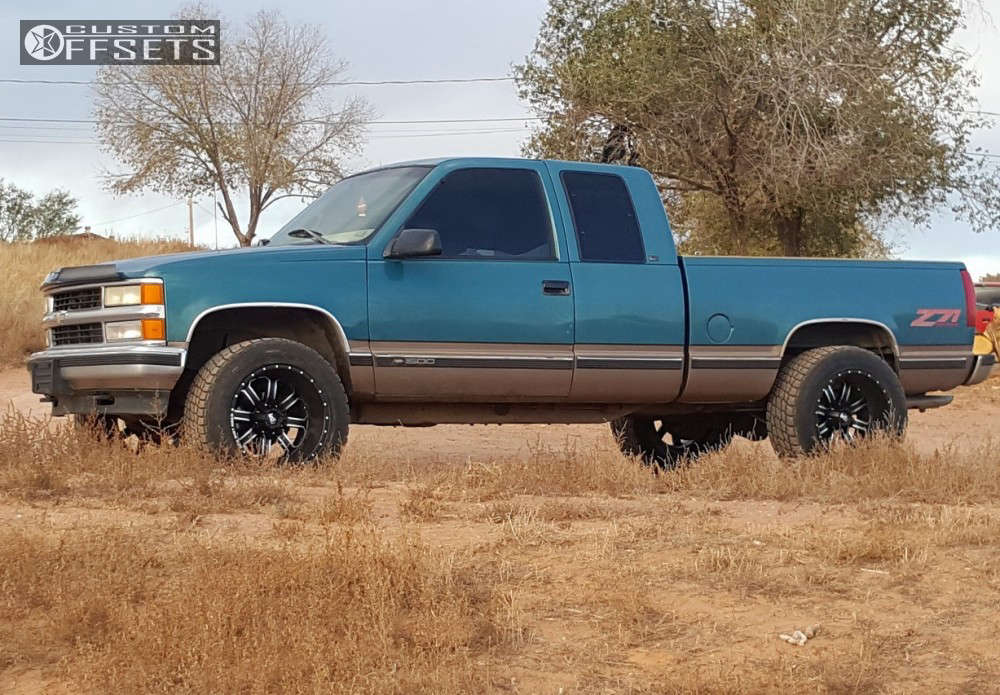 1997 Chevrolet K1500 with 20x12 -44 Red Dirt Road Rd01 and 305/55R20 ...