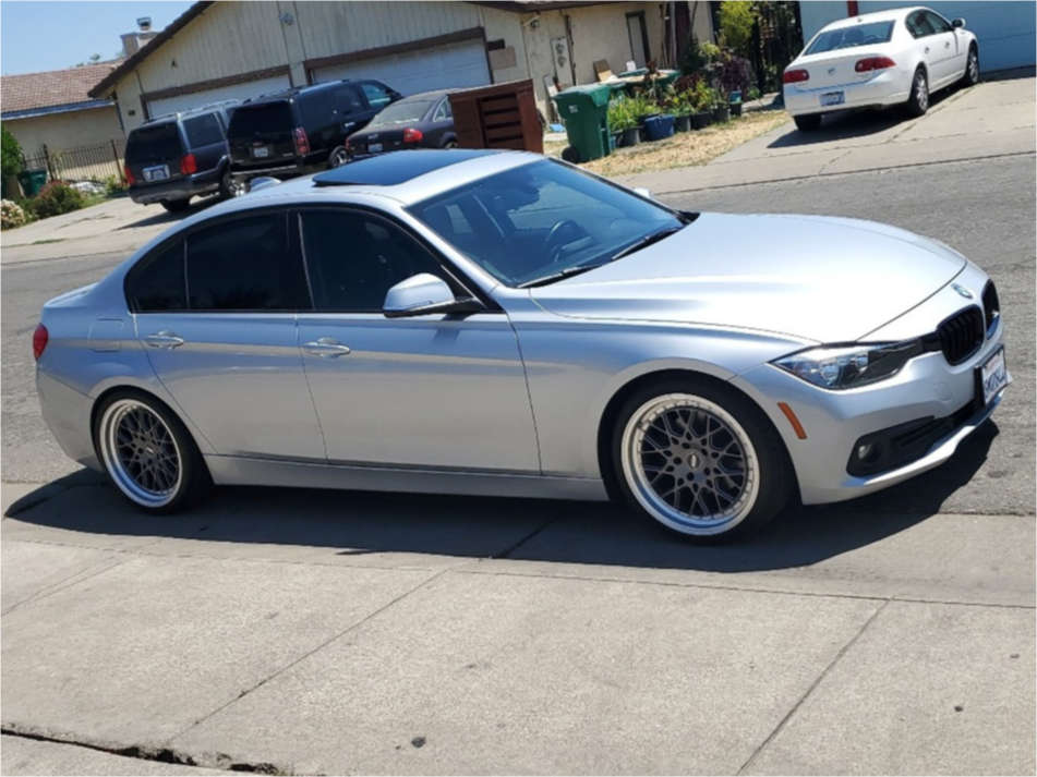 2015 BMW 320i with 19x8.5 30 ESR Cs3 and 235/35R19 Ironman Imove Gen 2 ...