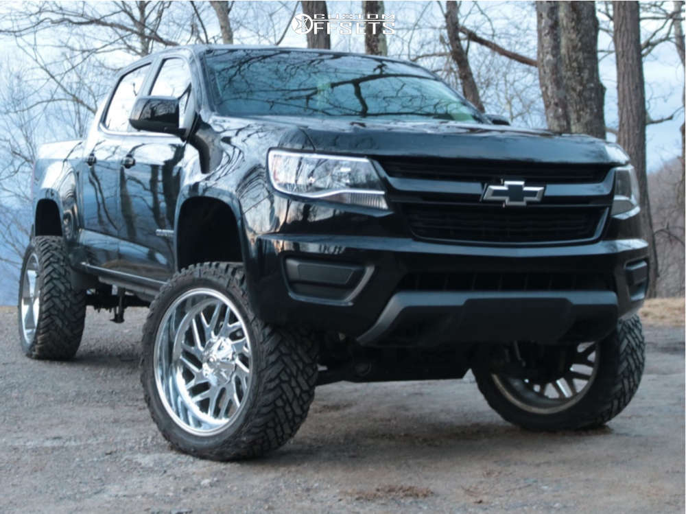 2016 Chevrolet Colorado with 22x12 -44 Fuel Triton and 33/12.5R22 Fuel ...