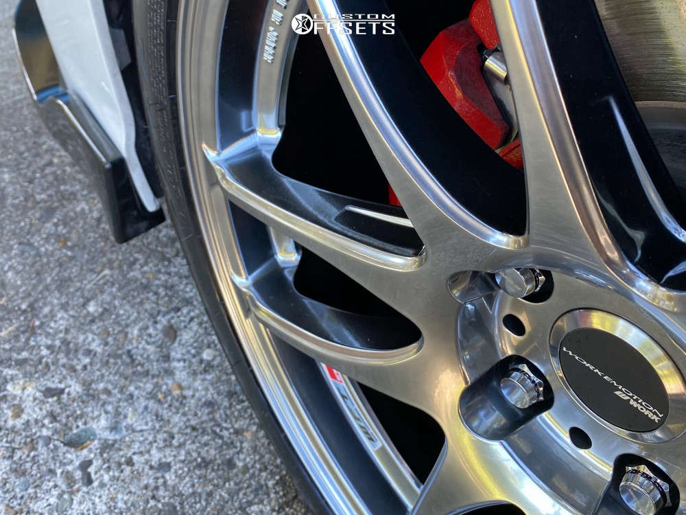 2020 Toyota Camry with 19x8.5 35 Work Emotion Cr Kiwami and 245/40R19 ...