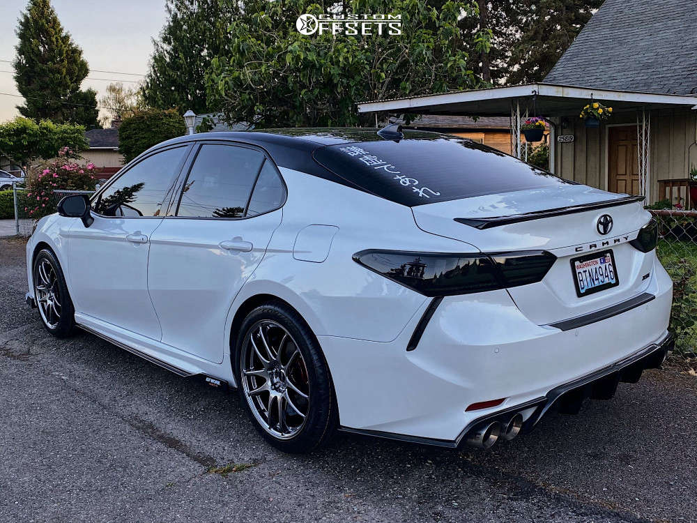 2020 Toyota Camry with 19x8.5 35 Work Emotion Cr Kiwami and 245/40R19 ...