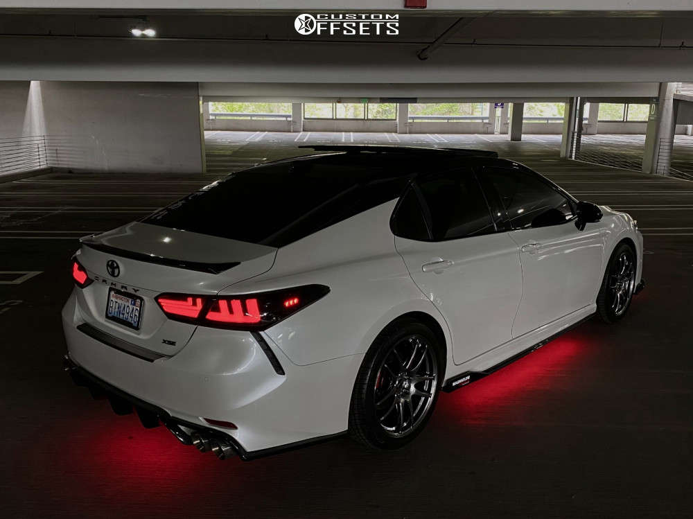 2020 Toyota Camry with 19x8.5 35 Work Emotion Cr Kiwami and 245/40R19 ...