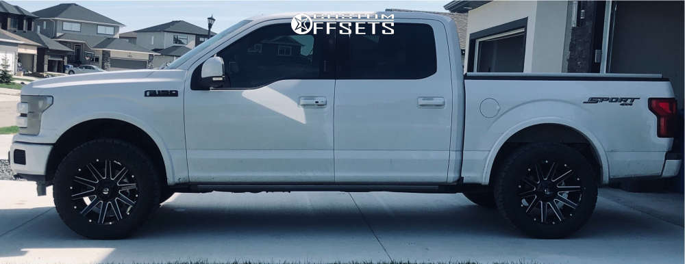 2020 Ford F-150 with 20x10 -19 Fuel Contra and 305/55R20 AMP Pro At and ...