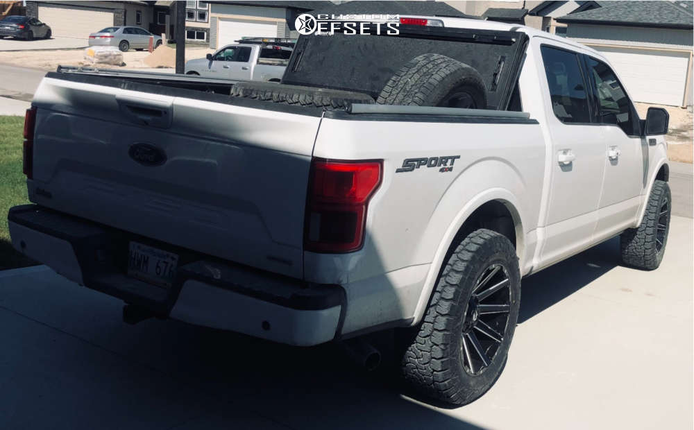 2020 Ford F-150 with 20x10 -19 Fuel Contra and 305/55R20 AMP Pro At and ...