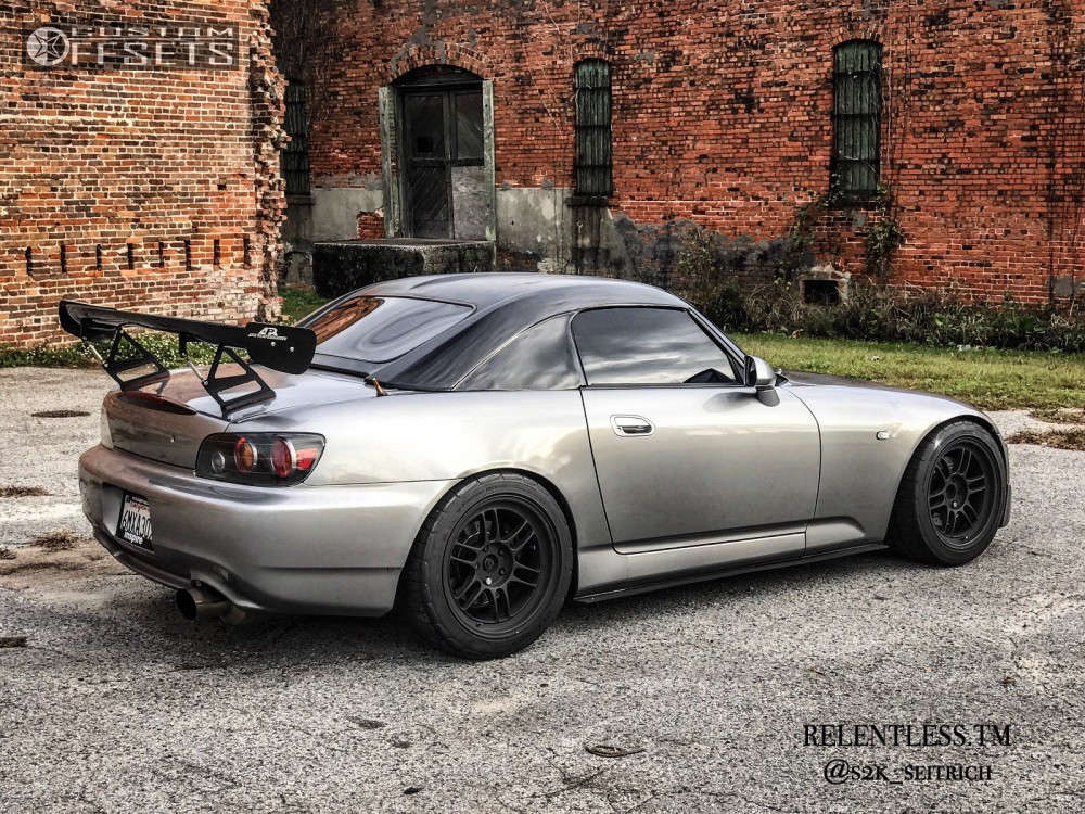 2005 Honda S2000 with 17x9.5 38 Enkei RPF1 and 255/40R17 BFGoodrich ...