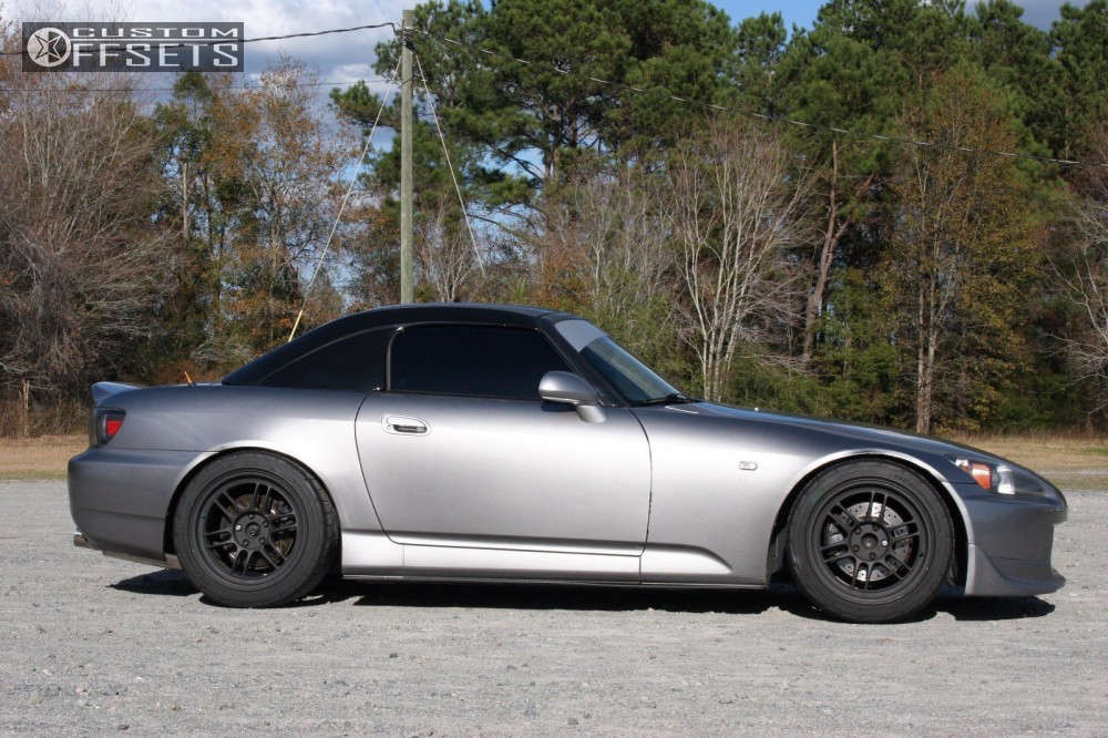 2005 Honda S2000 with 17x9.5 38 Enkei RPF1 and 255/40R17 BFGoodrich ...