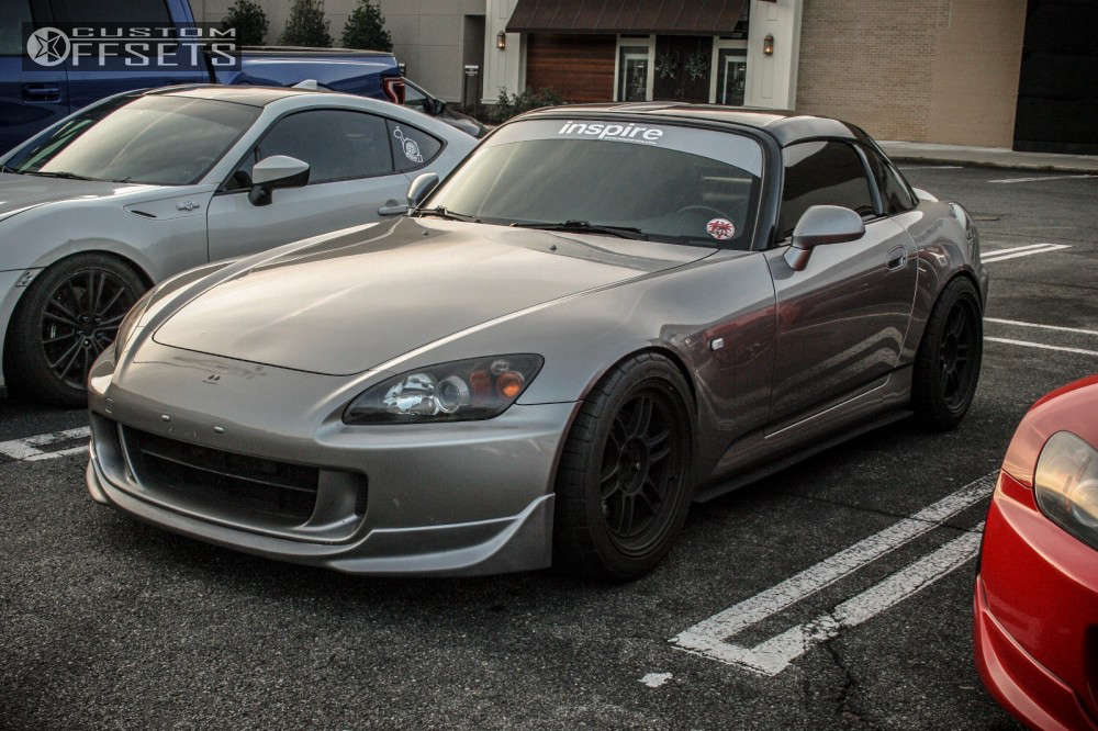 2005 Honda S2000 with 17x9.5 38 Enkei RPF1 and 255/40R17 BFGoodrich ...