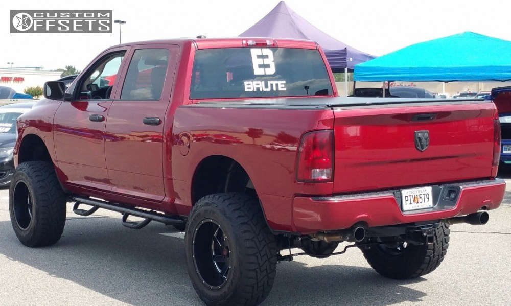 2014 Ram 1500 with 20x12 -44 Brute Reaper and 37/12.5R20 Toyo Tires ...