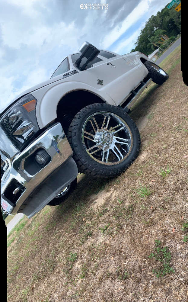 2014 Ford F-250 Super Duty with 22x10 -25 ARKON OFF-ROAD DaVinci and 33 ...