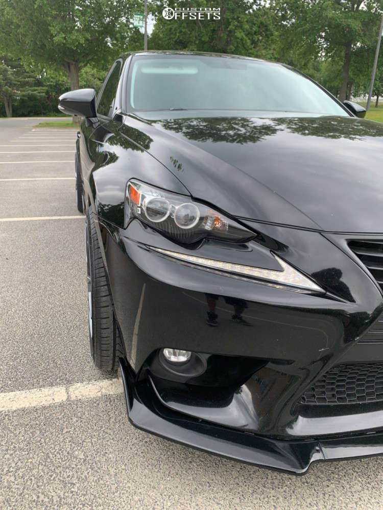 2015 Lexus IS350 with 20x9 35 Niche Vosso and 235/30R20 Lexani Lx ...