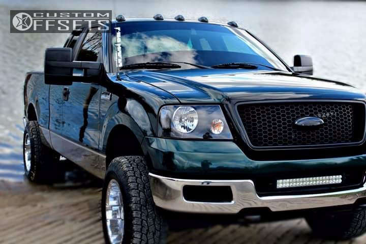 2005 Ford F-150 with 18x10 -24 Diamo 17 Karat and 275/65R18 Toyo Tires ...