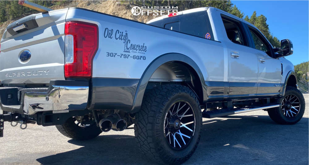 2018 Ford F-350 Super Duty with 20x12 0 Dropstars 645mb and 35/12.5R20 ...