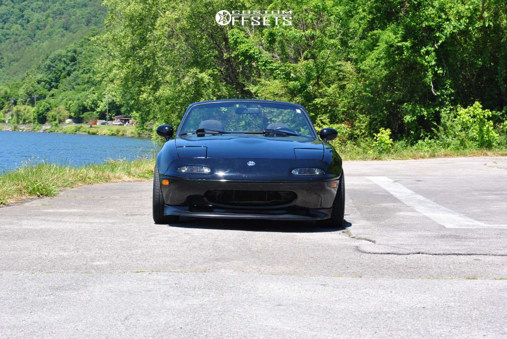 1995 Mazda Miata with 15x8 20 Vors Tr6 and 205/55R15 Hankook Ventus V2 ...