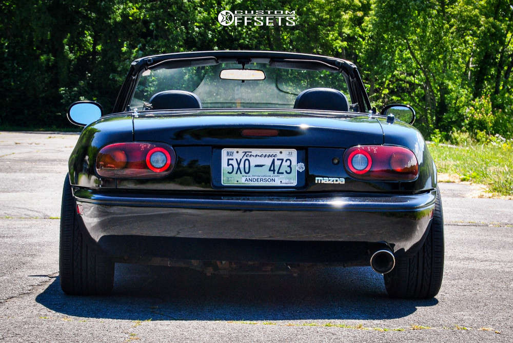 1995 Mazda Miata with 15x8 20 Vors Tr6 and 205/55R15 Hankook Ventus V2 ...
