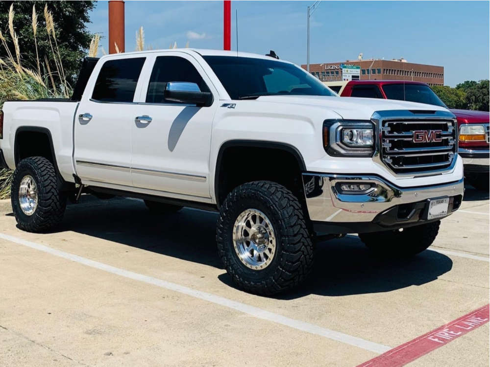 2017 GMC Sierra 1500 with 17x9 -12 Method Double Standard and 35/12 ...