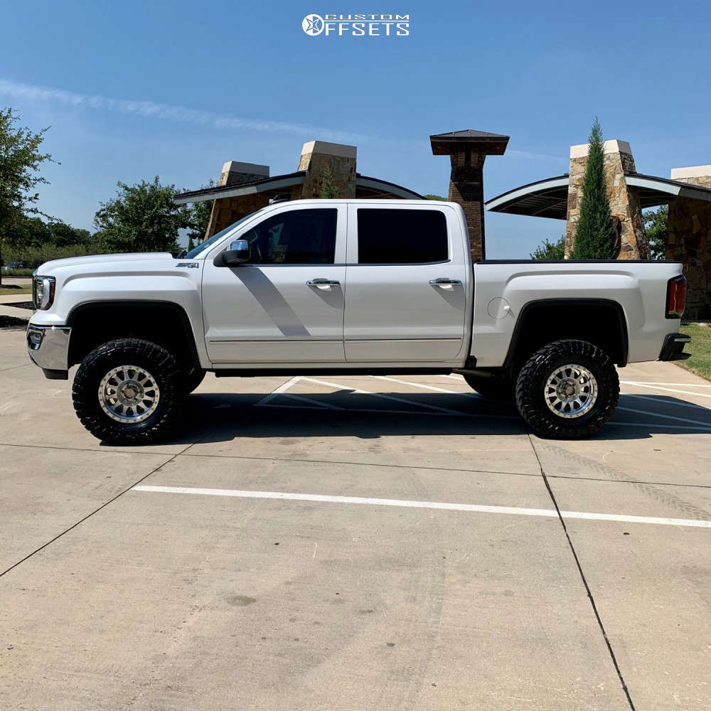 2017 GMC Sierra 1500 with 17x9 -12 Method Double Standard and 35/12 ...