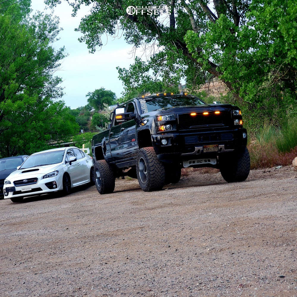 2015 Chevrolet Silverado 2500 HD with 20x12 -44 Cali Offroad Busted and ...