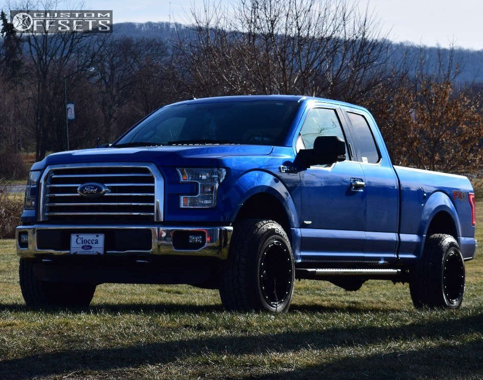 2016 Ford F-150 with 18x12 -44 Fuel Hostage and 265/70R18 Mastercraft ...