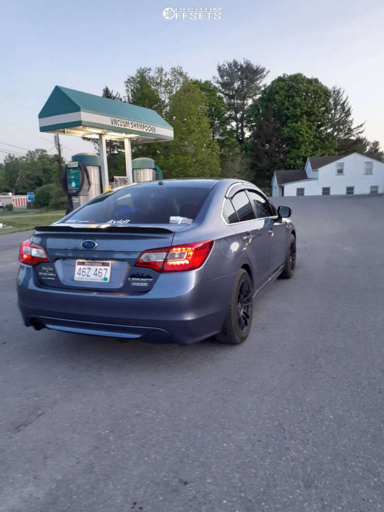 2015 Subaru Legacy with 17x8 35 AVID1 AV20 and 255/45R17 Goodyear All ...