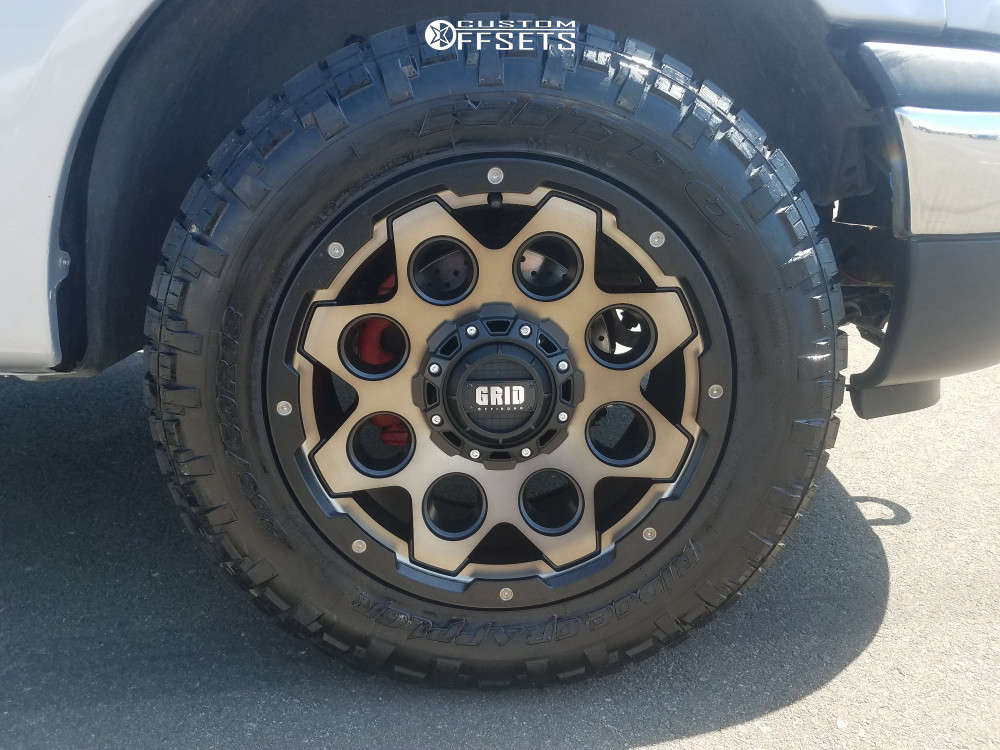 2000 Ford F-150 with 18x9 15 Grid Gd08 and 31/10.5R18 Nitto Ridge ...