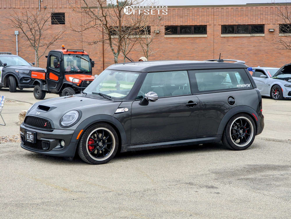 2012 Mini Cooper with 17x7 42 Enkei J10 and 205/45R17 Hankook Ventus ...