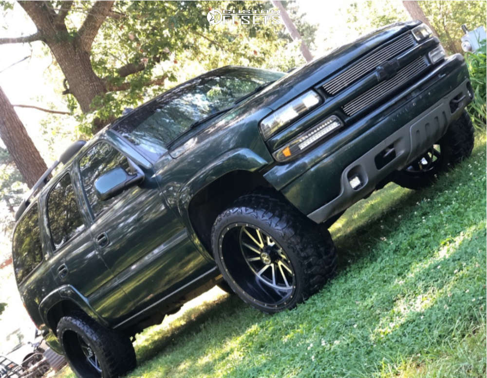 2003 Chevrolet Tahoe with 22x12 -44 Extreme Force Twist and 33/12.5R22 ...
