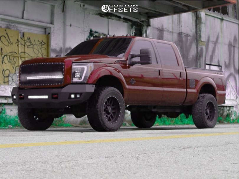 2012 Ford F-250 Super Duty with 20x10 24 Method Mr305 and 325/60R20 ...