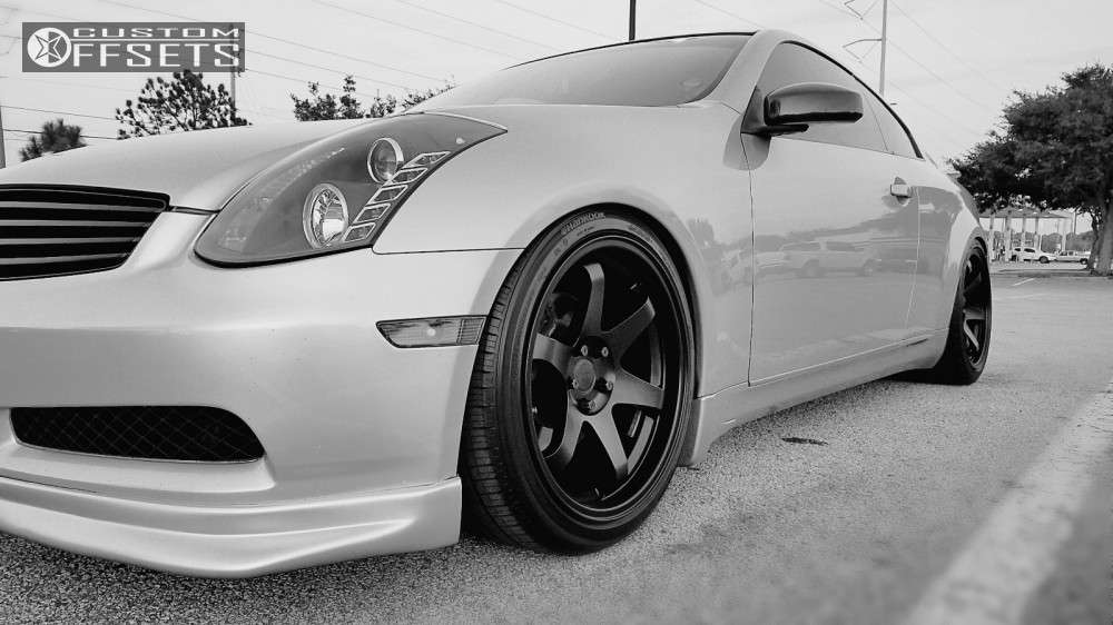 Infiniti G35 White With Black Rims