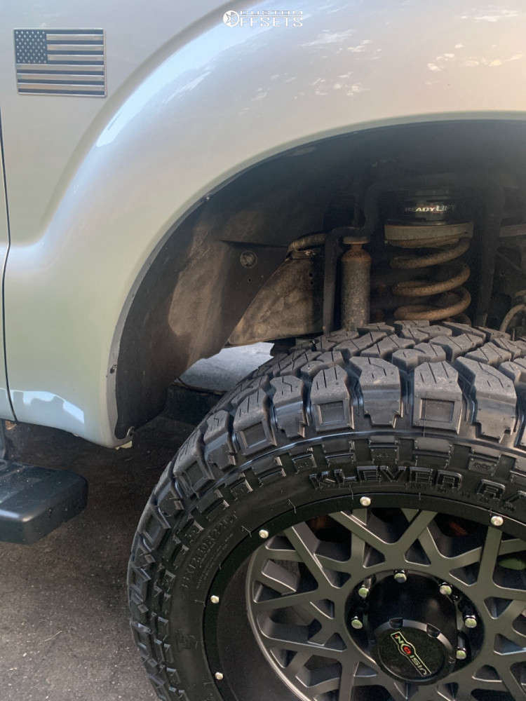 2016 Ford F-350 Super Duty with 22x10 -19 Vision Rocker and 35/12.5R22 ...