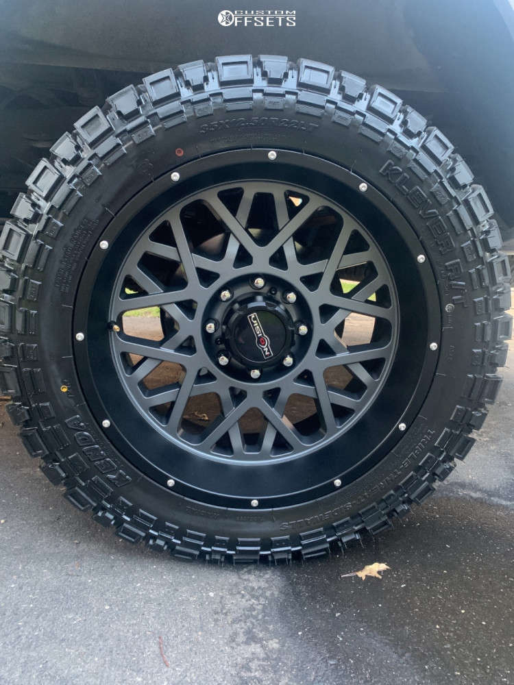 2016 Ford F-350 Super Duty with 22x10 -19 Vision Rocker and 35/12.5R22 ...