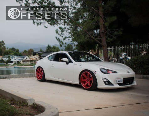 2014 Scion FR-S with 18x9.5 35 MST MT01 and 225/40R18 Continental All ...