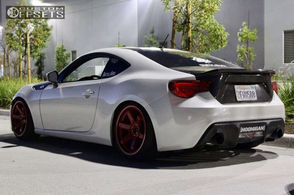 2014 Scion FR-S with 18x9.5 35 MST MT01 and 225/40R18 Continental All ...