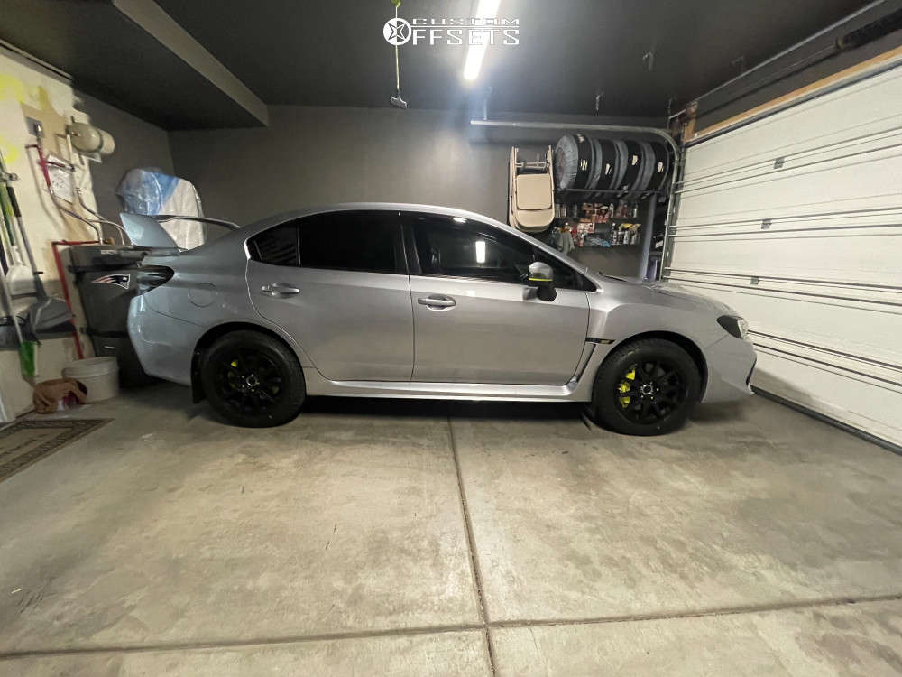 2018 Subaru WRX STI with 17x8 43 Method Mr501 and 215/60R17 Falken ...
