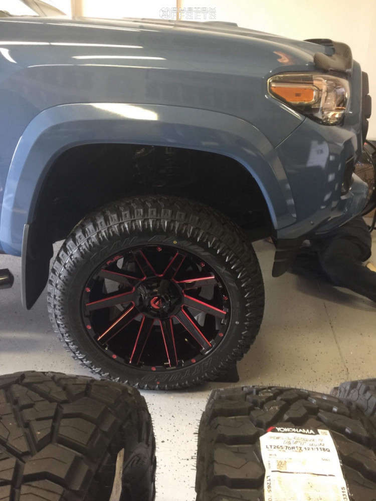 2019 Toyota Tacoma with 20x10 -19 Fuel Contra and 33/12.5R20 Atturo ...