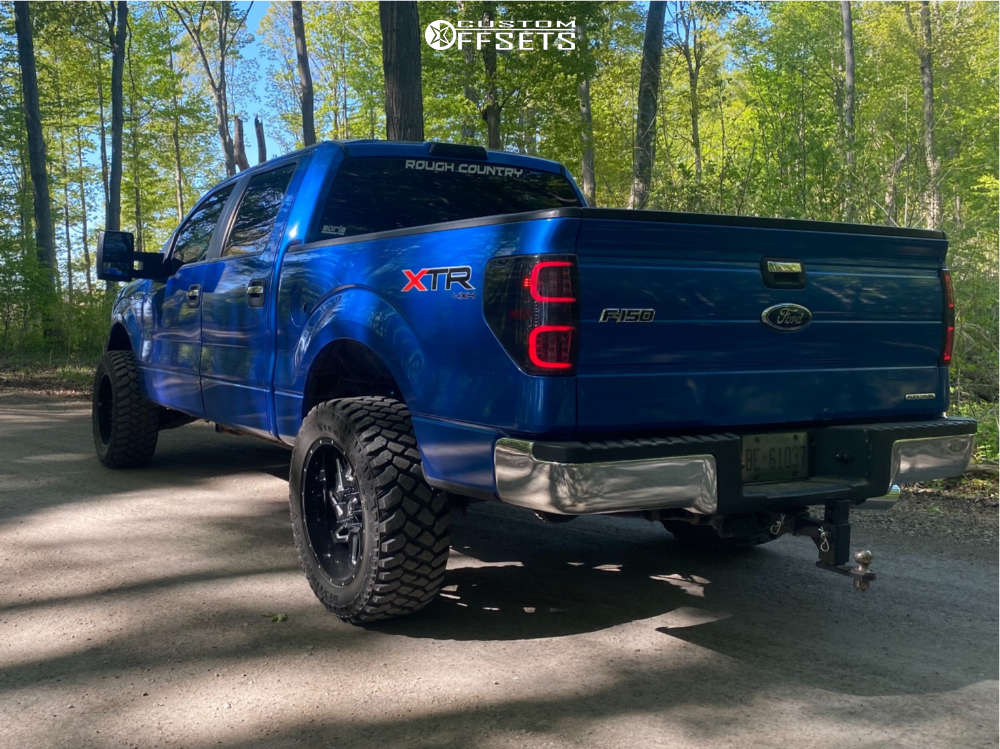 2011 Ford F-150 with 20x10 -24 Vision Spyder and 33/12.5R20 Firestone ...